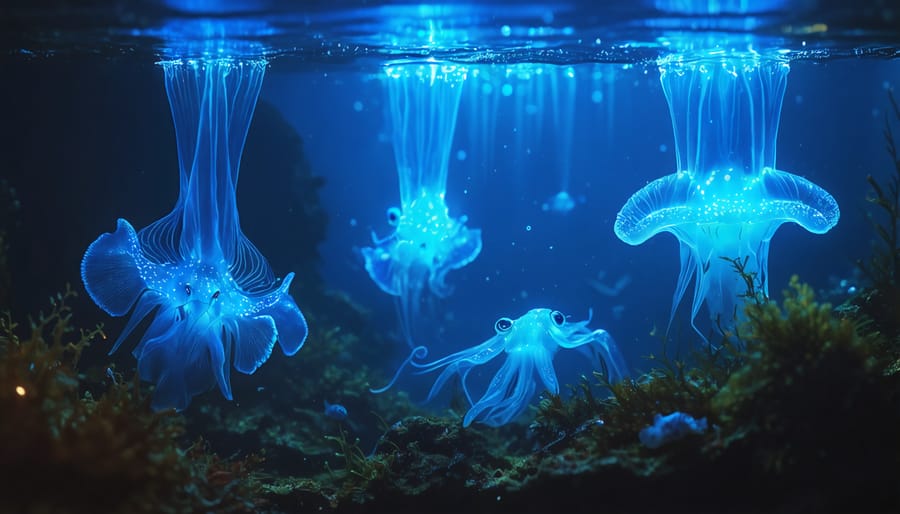 Secret Light Shows How Deep Sea Creatures Use Bioluminescence To